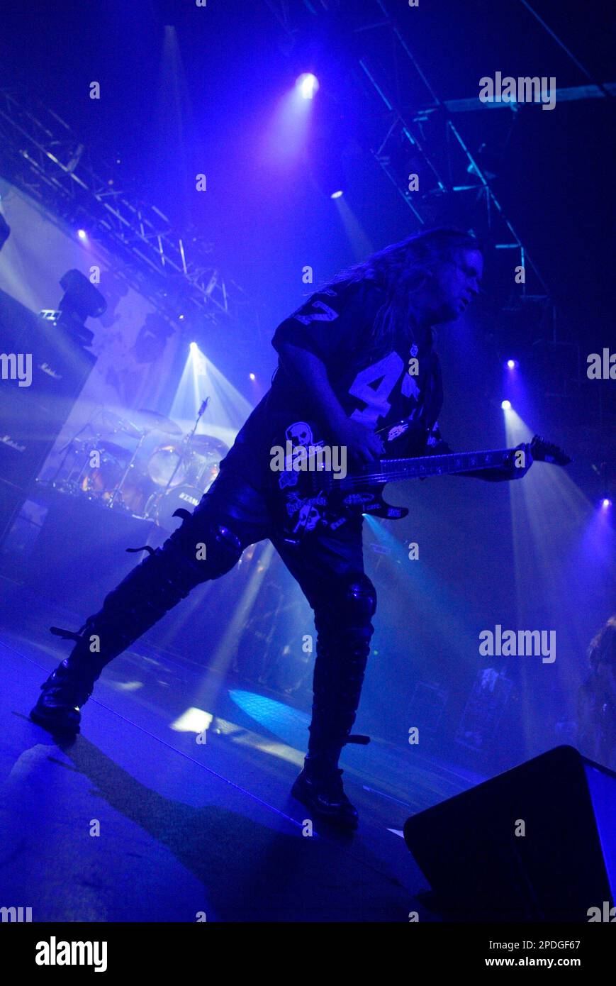 Jeff Hanneman of Slayer performing live at Hordern Pavilion. Sydney ...