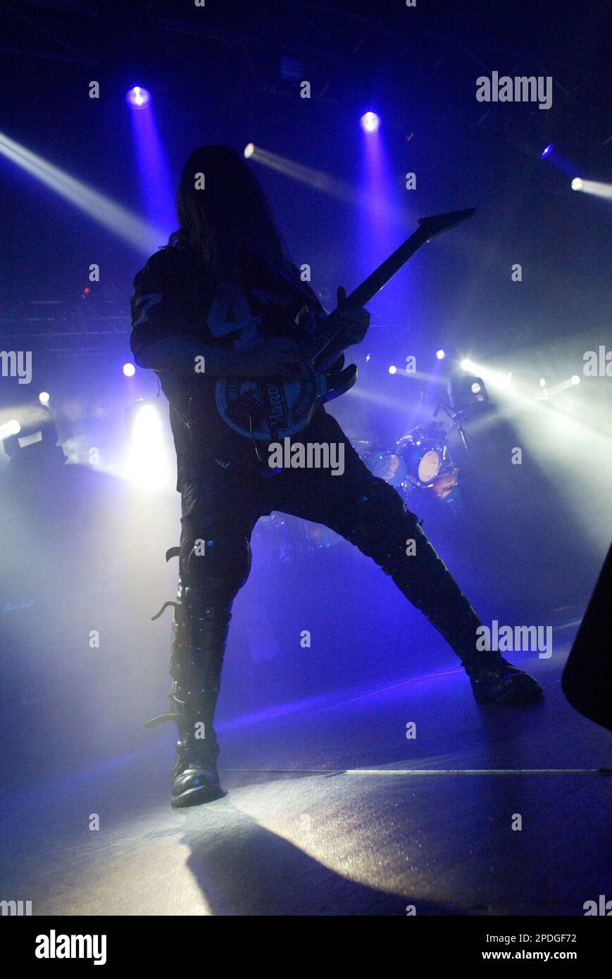 Jeff Hanneman of Slayer performing live at Hordern Pavilion. Sydney ...