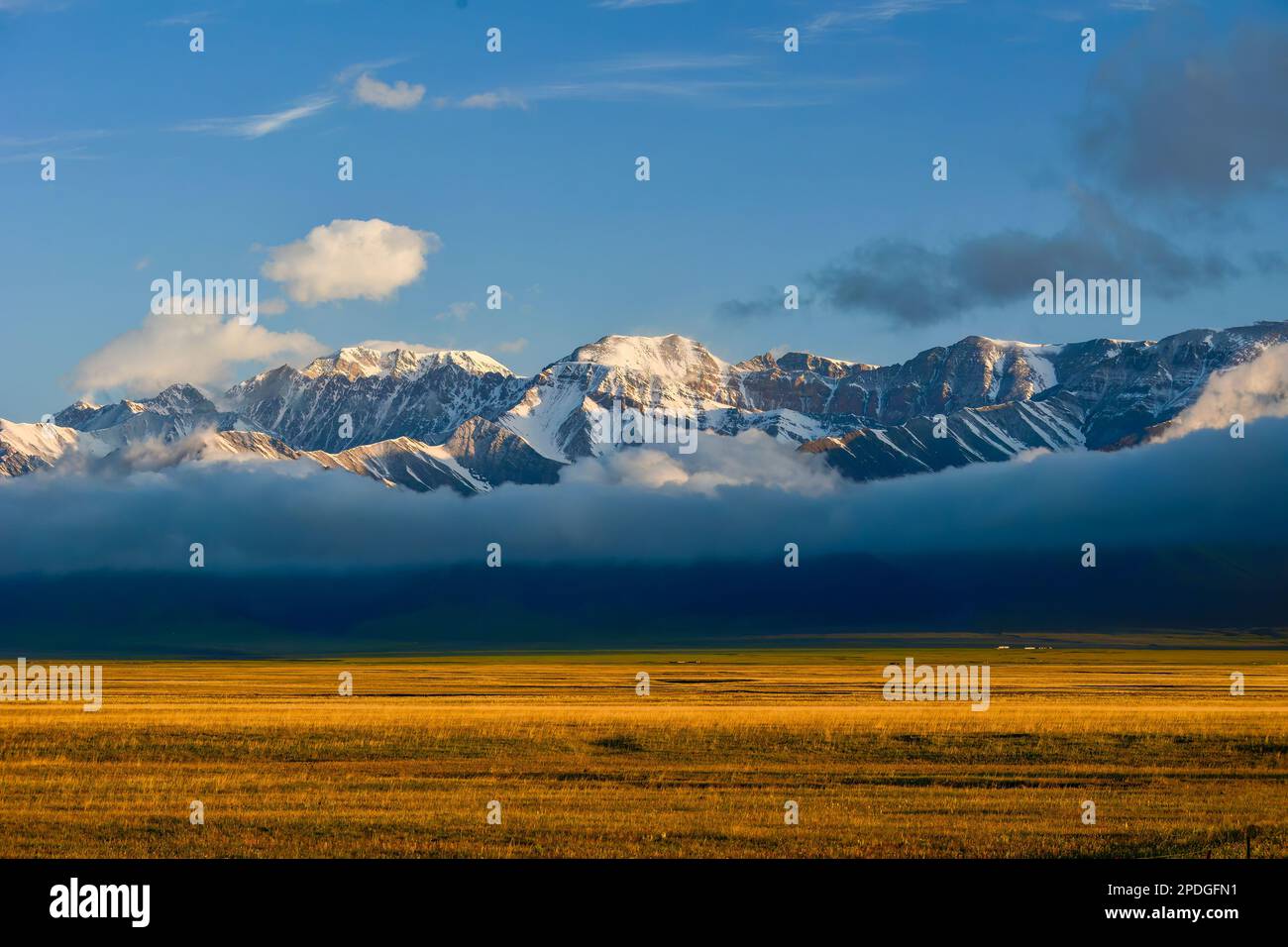 the mountains and waters around Tarim Lake are a unique and beautiful ...