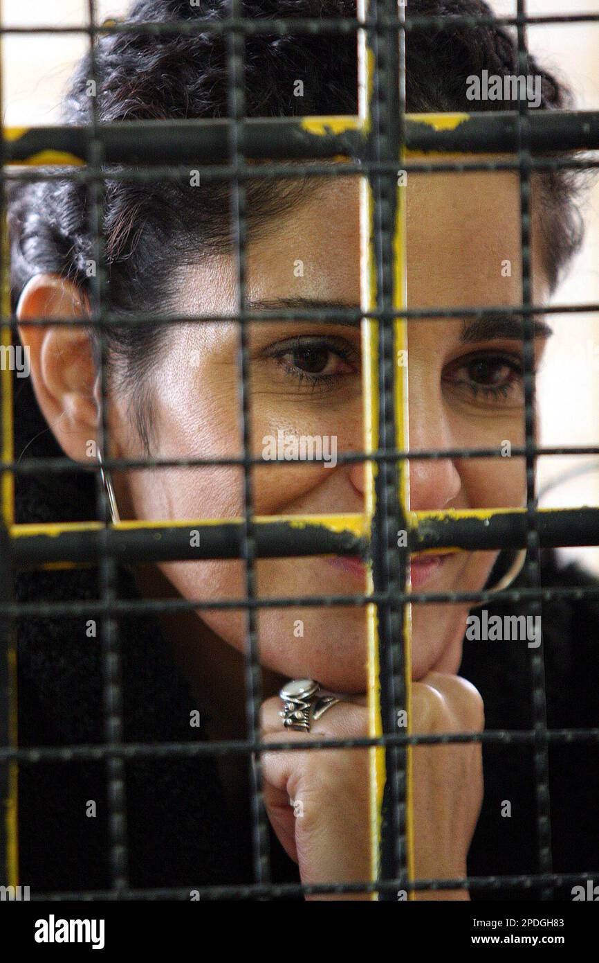 Mexican journalist Lydia Cacho is shown as she was charged with libel ...