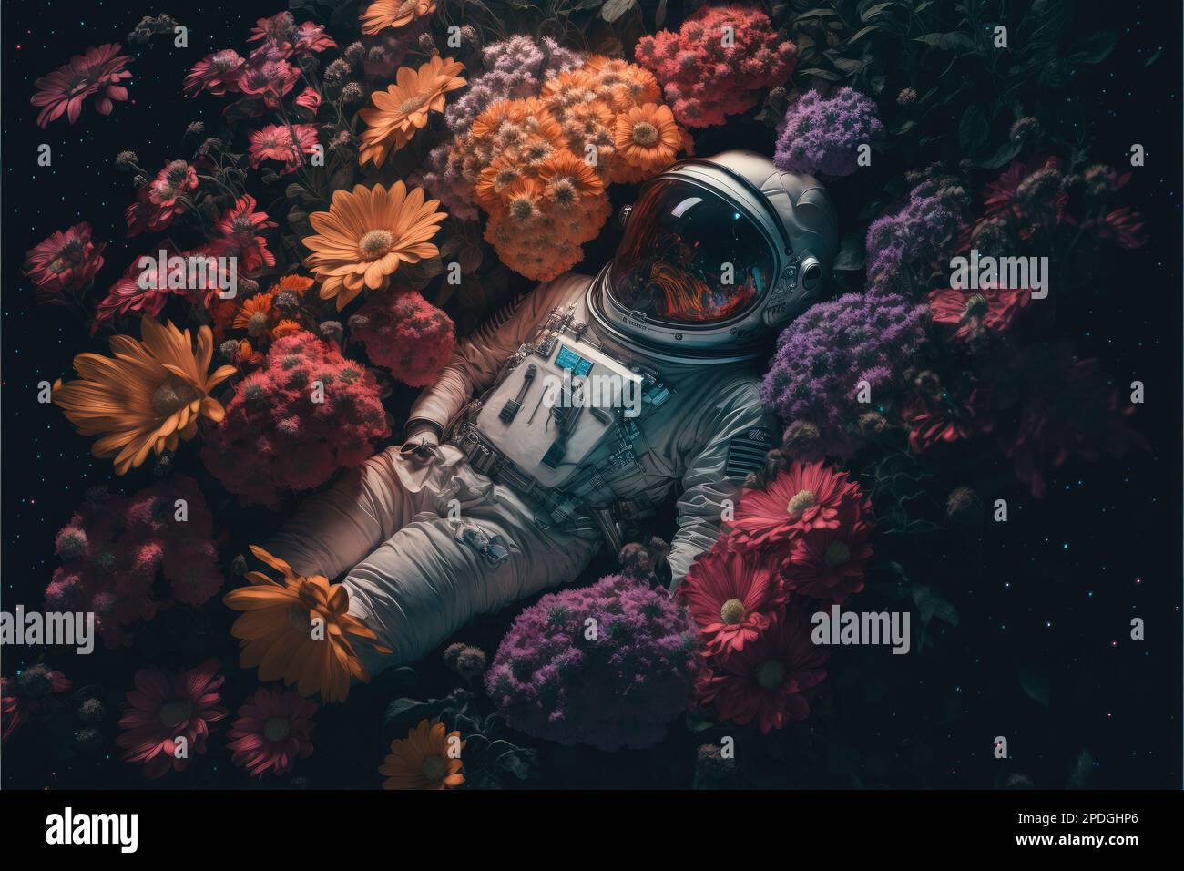 Astronaut sleeping in space hi-res stock photography and images - Alamy