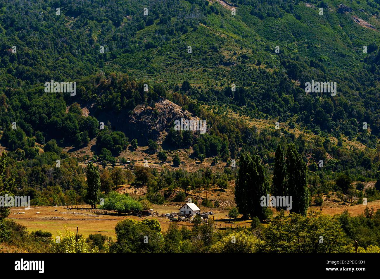Rural life on the beautiful Ruta de Los Siete Lagos or Route of Seven ...