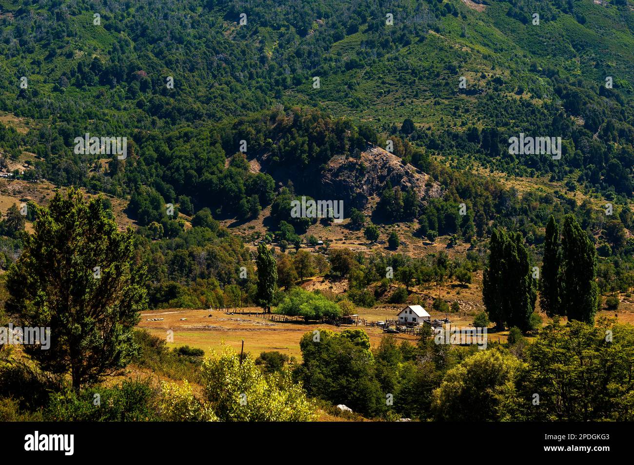 Rural life on the beautiful Ruta de Los Siete Lagos or Route of Seven ...