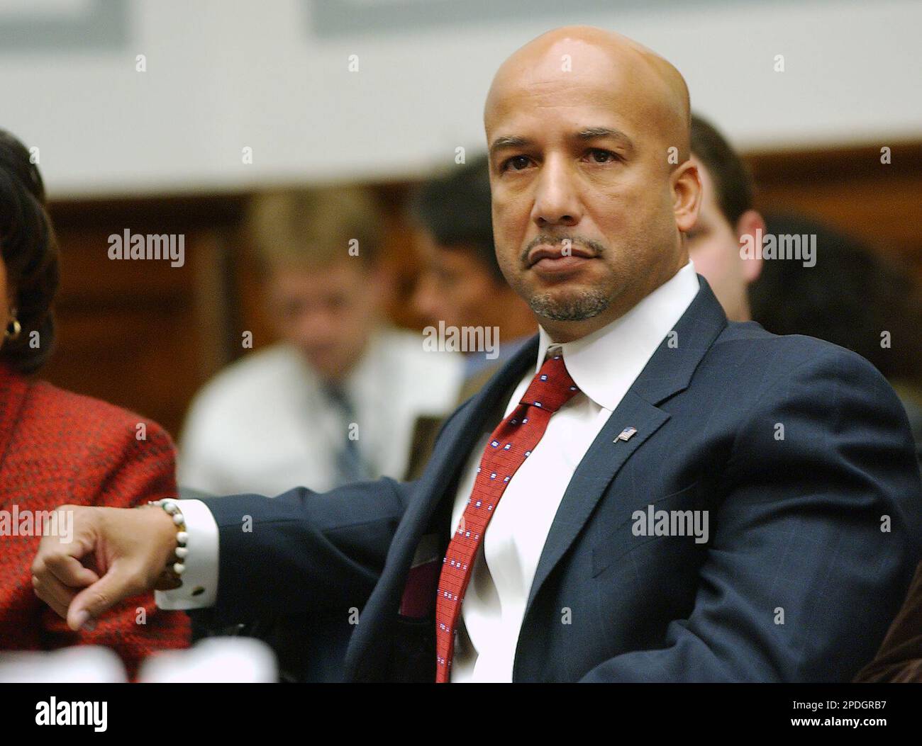 New Orleans Mayor Ray Nagin waits his turn to testify on Capitol Hill ...