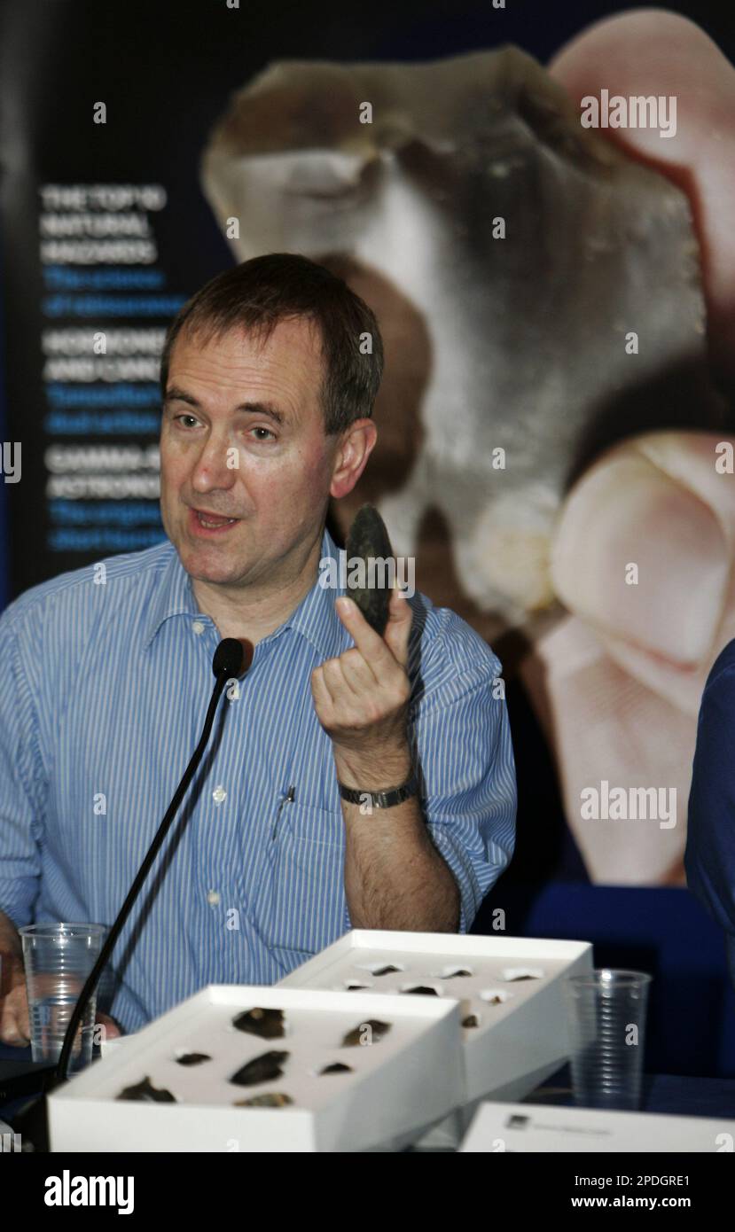 Professor Chris Stringer, a paleontologist at the Natural History ...