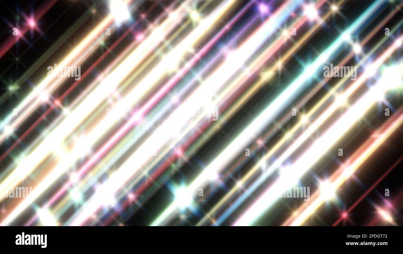 Colorful diagonal star shape particle star background. 2D layout ...