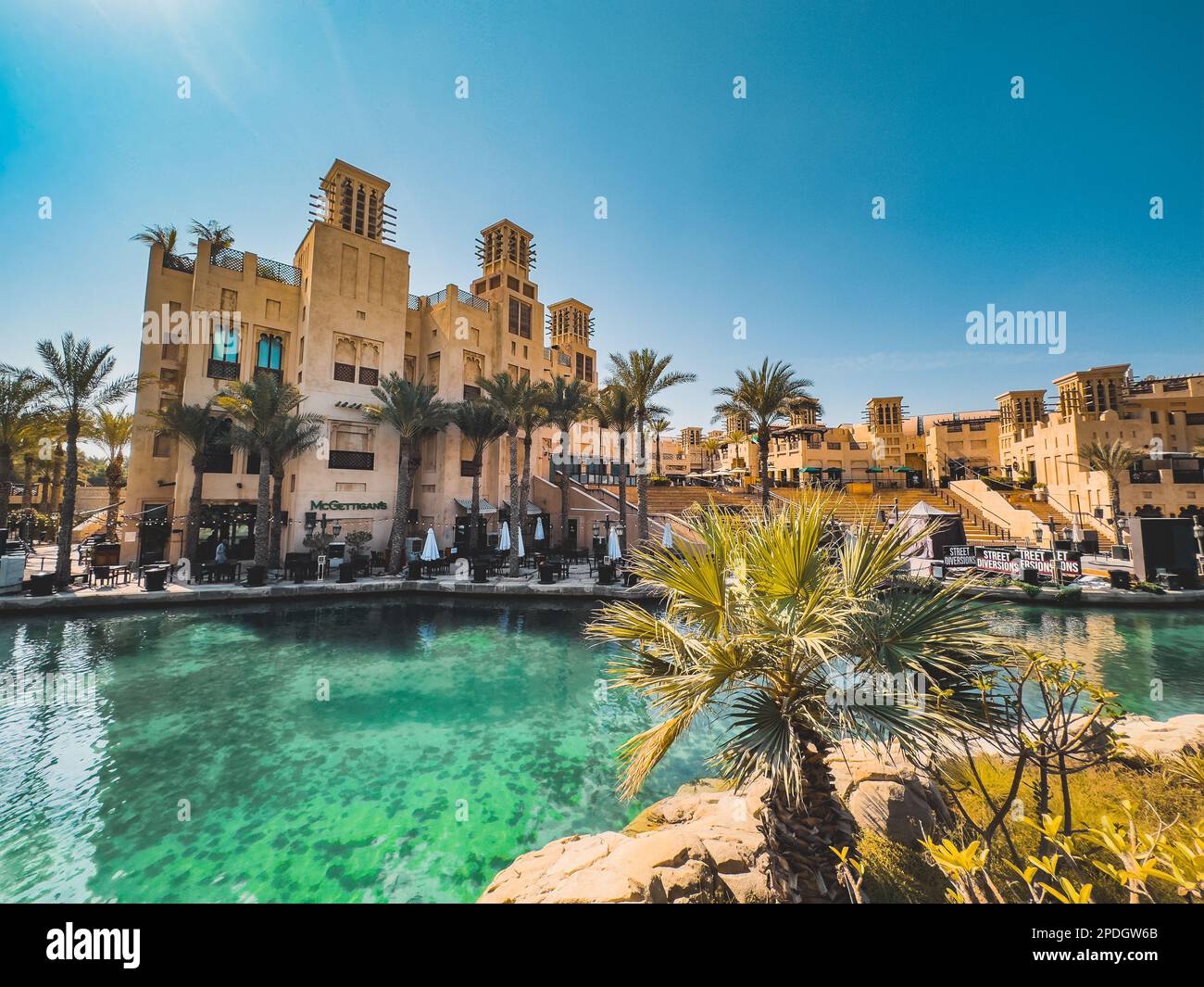 Souk Madinat Jumeirah in Dubai, traditional arabian bazaar market, UAE ...