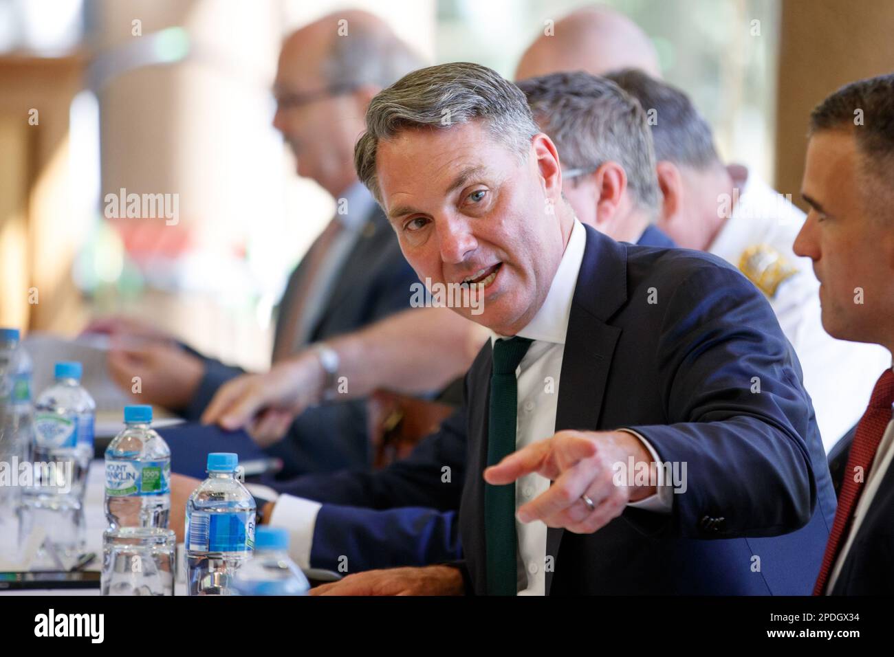 Australian Deputy Prime Minister Richard Marles, South Australia ...