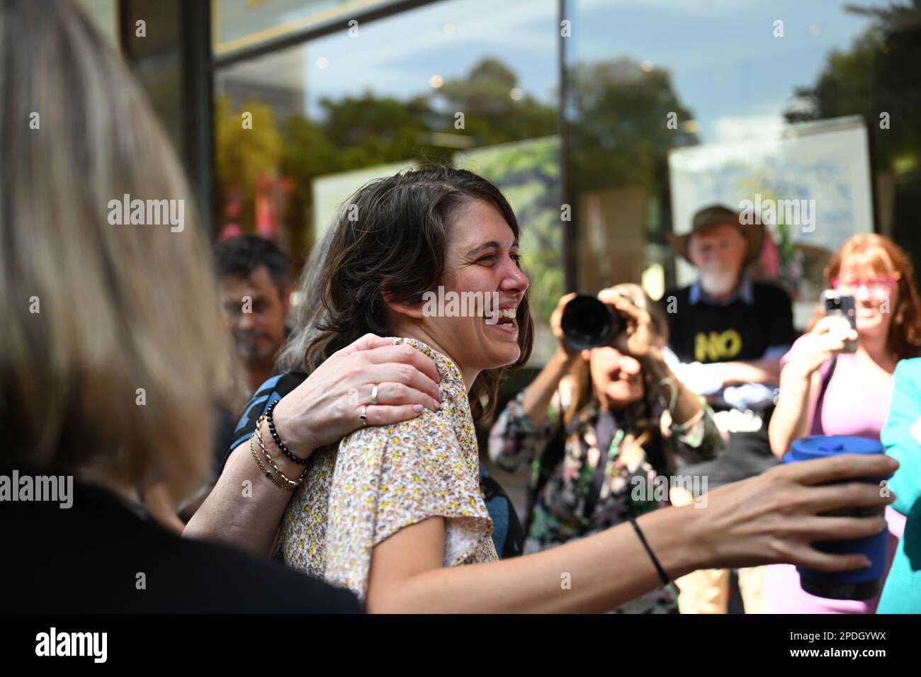 Climate activist Deanna Coco at the Downing Centre Local Court in ...