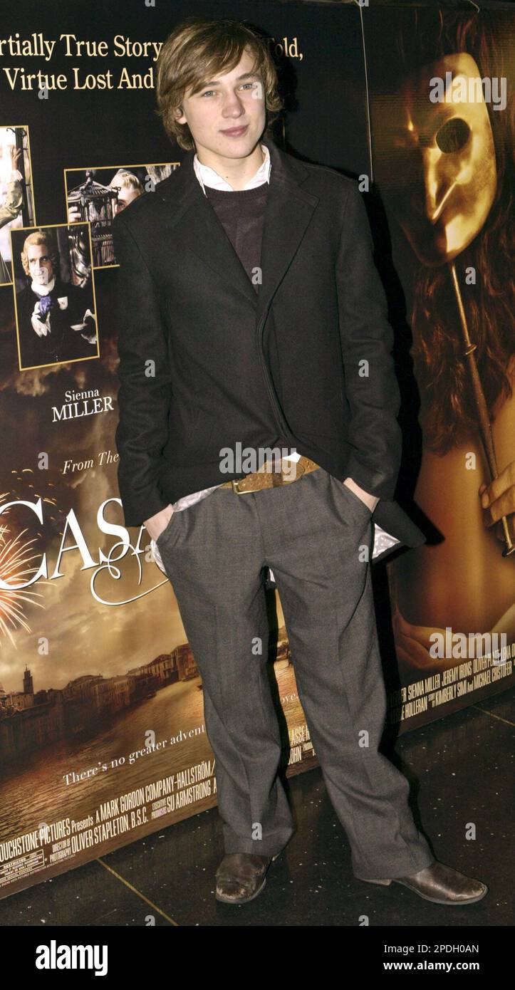 Actor William Moseley is pictured at a special New York screening of ...