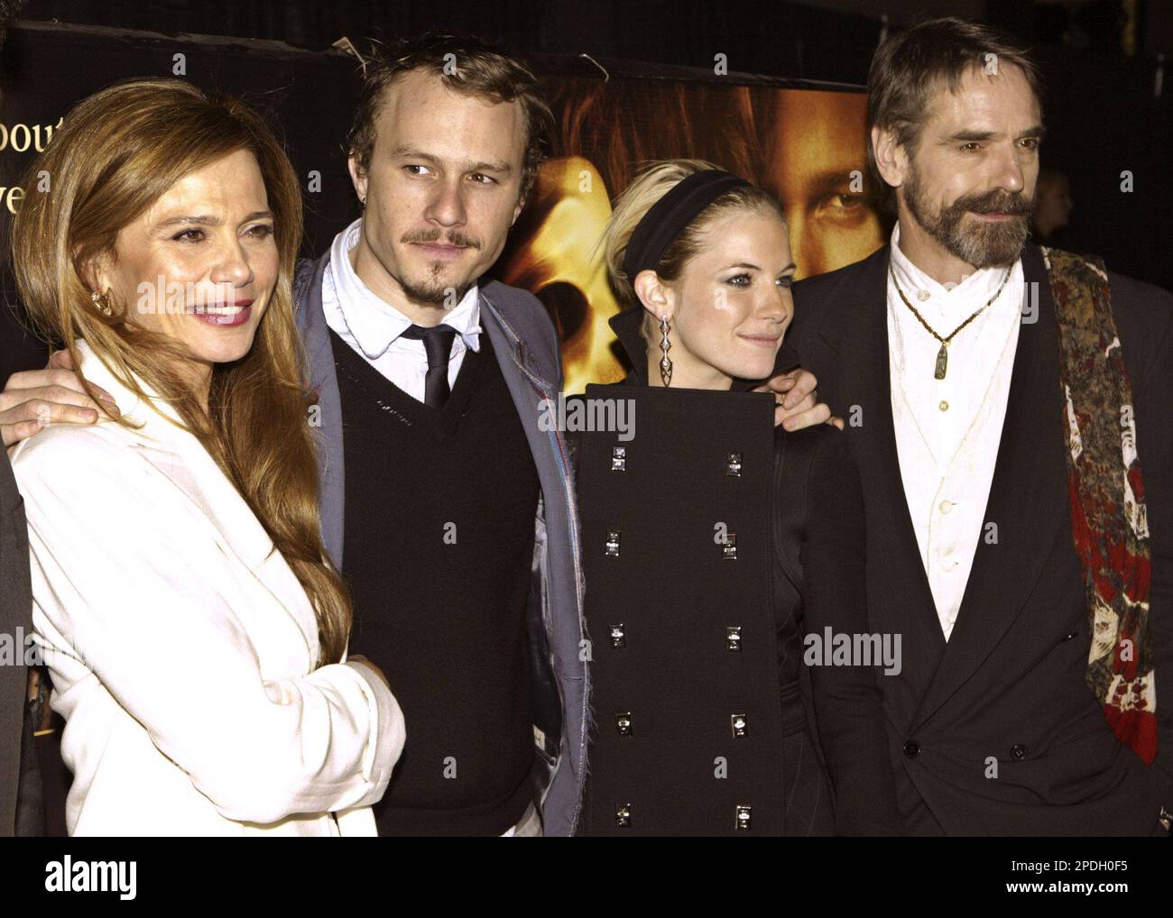 "Casanova" cast members from left: Lena Olin, Heath Ledger, who plays ...