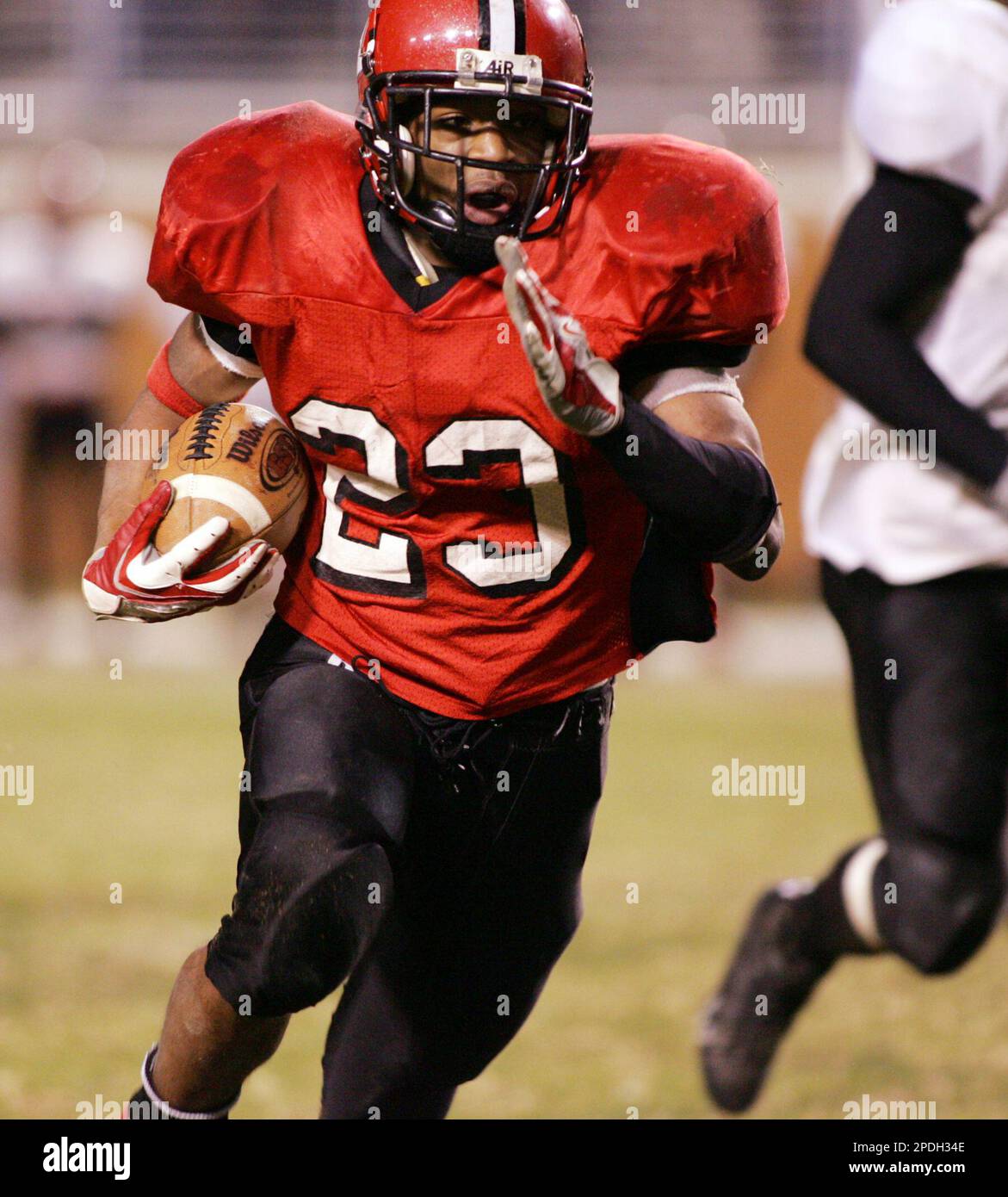 Thomasville High School's Quan Warley (23) scores the go-ahead ...