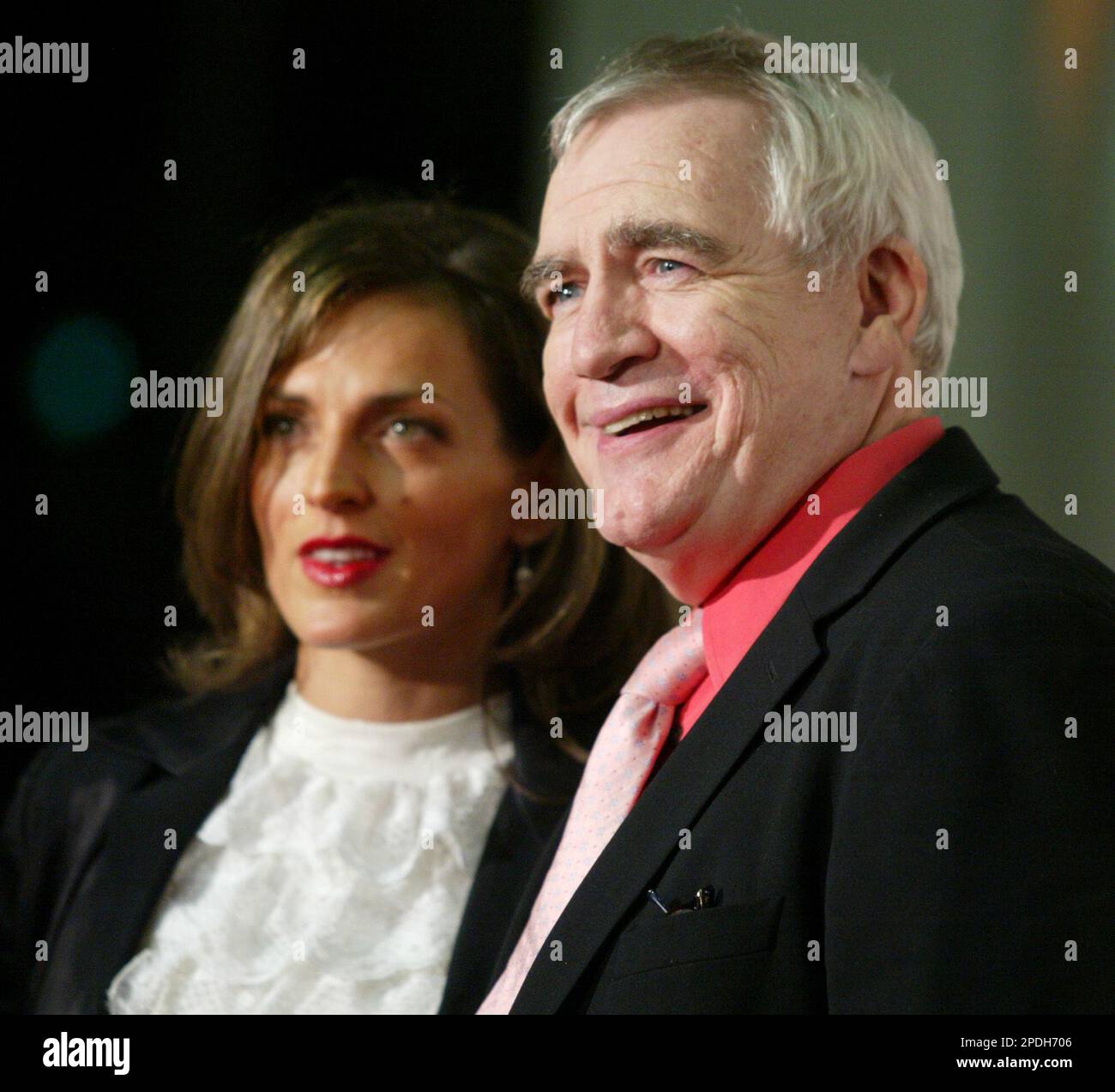 Actor Brian Cox with his wife Nicole Ansari-Cox arrives for the Los ...