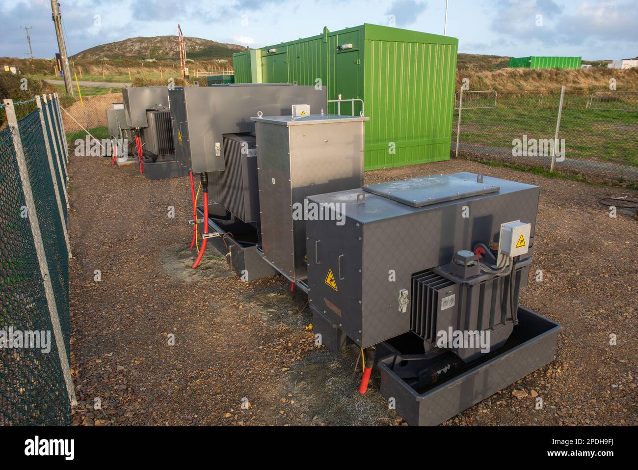 Electricity receiving station Stock Photo - Alamy