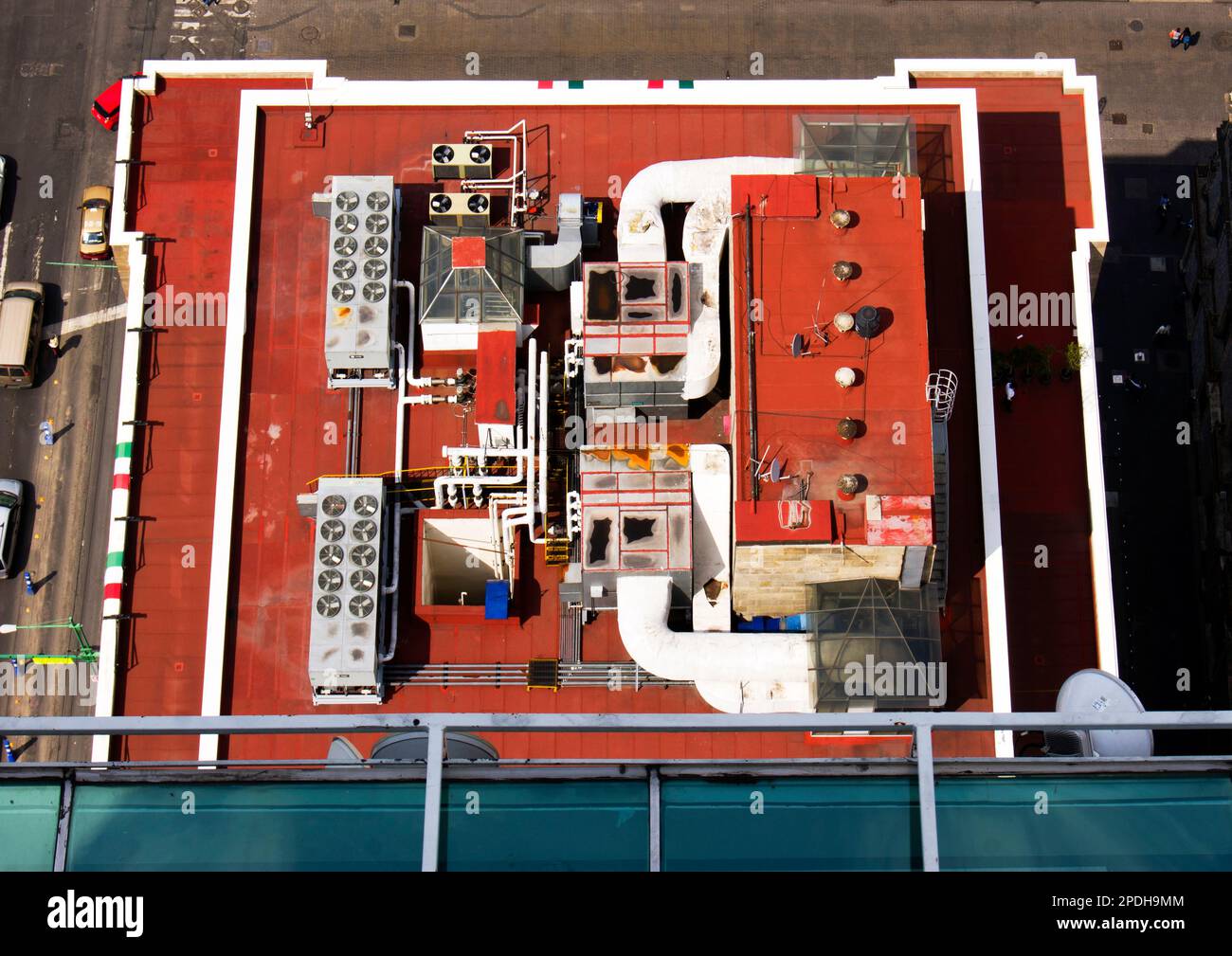 Building roof in Mexico City Stock Photo - Alamy