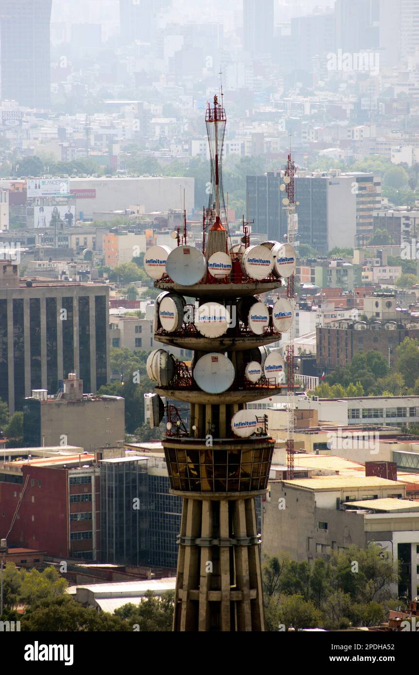 Mexico City telecommunications tower Stock Photo - Alamy