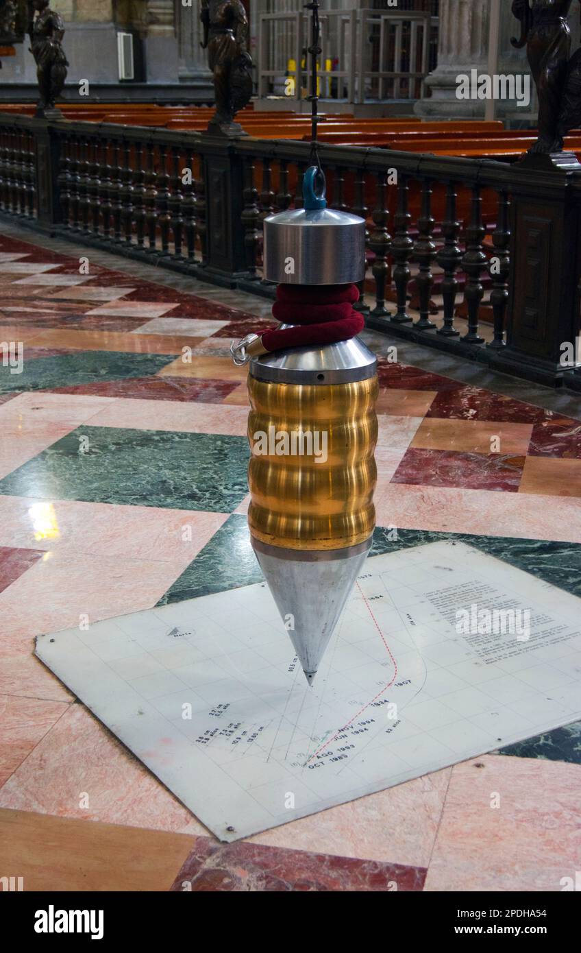 Foucault pendulum in Mexico City Stock Photo - Alamy
