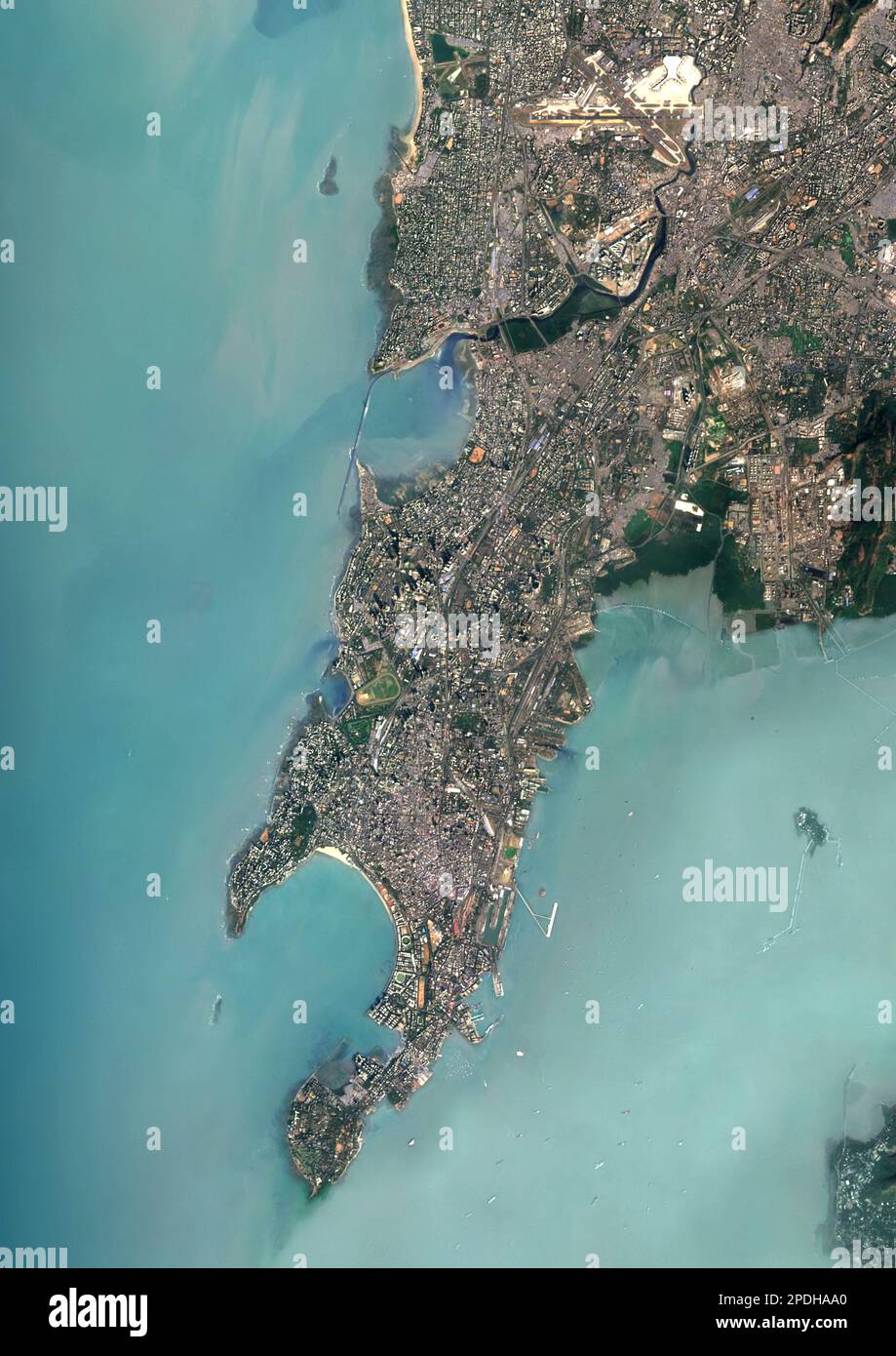 Mumbai, India, satellite image Stock Photo - Alamy