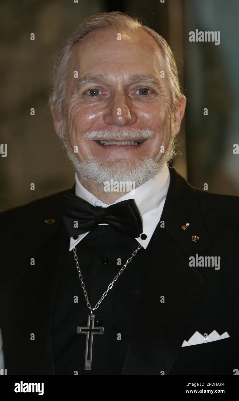 Douglas Gresham, the stepson of CS Lewis, arrives for the premiere of ...