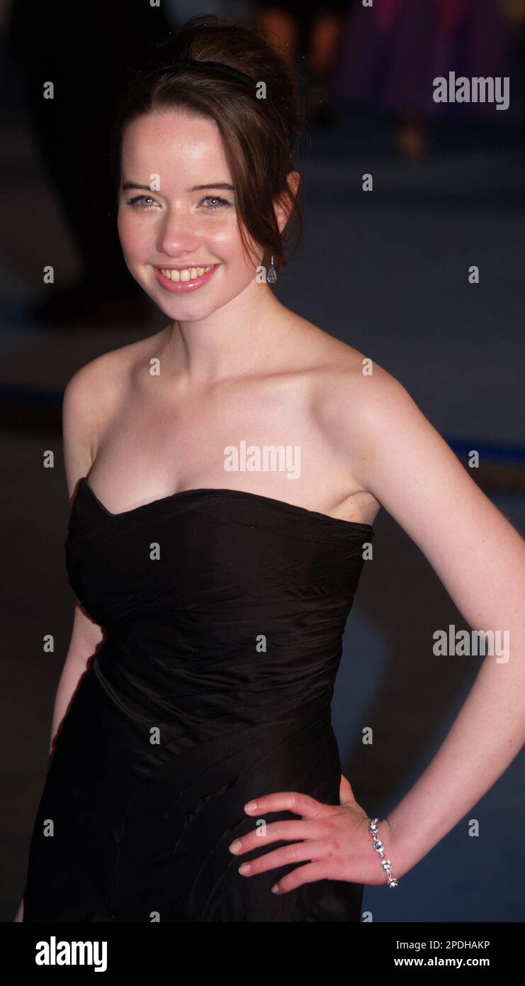 Anna Popplewell, who plays Susan Pevensie, arrives for the World ...