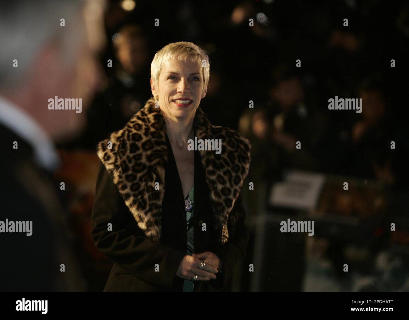 British singer Annie Lennox arrives for the world film premiere of "The Chronicles of Narnia ...