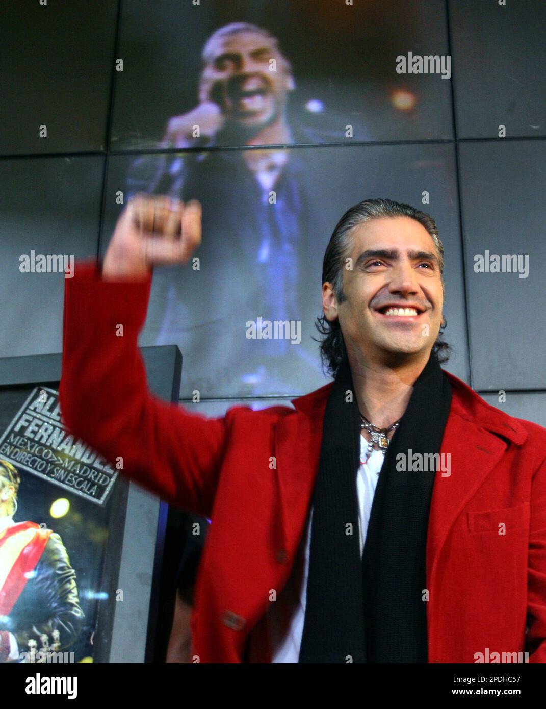 Alejandro Fernandez appears at the launch of his CD and DVD "Mexico ...