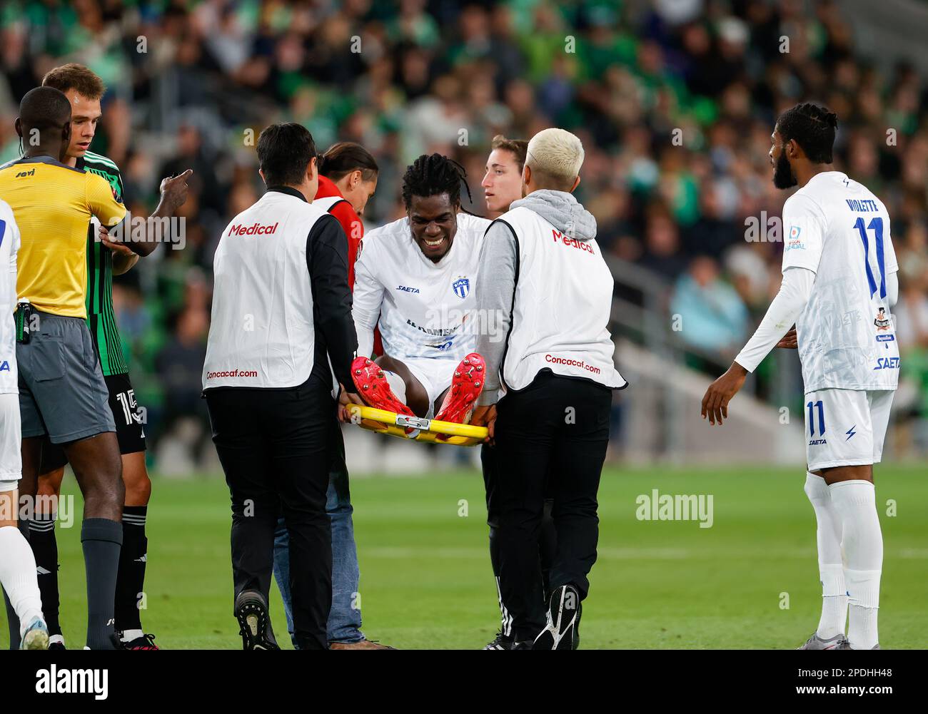 Austin, Texas, USA. 14th Mar, 2023. The medical team takes Violette ...