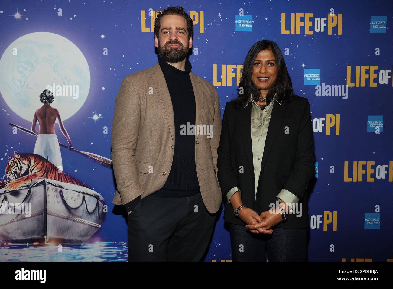 New York, NY, USA. 14th Mar, 2023. Max Webster, Lolita Chakrabarti ...