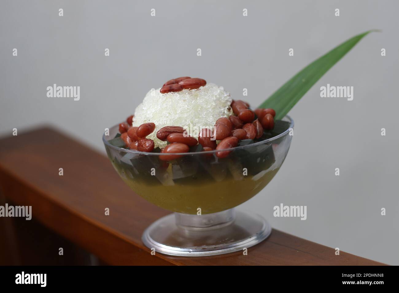 Es Kacang Merah or a cold drink made from red beans boiled with brown ...