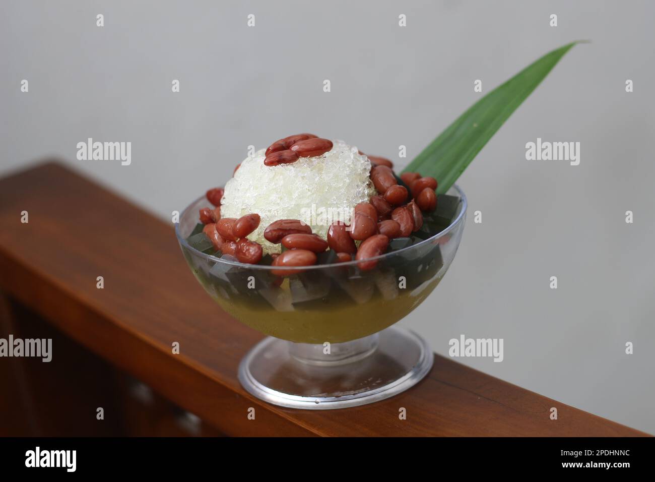 Es Kacang Merah or a cold drink made from red beans boiled with brown ...