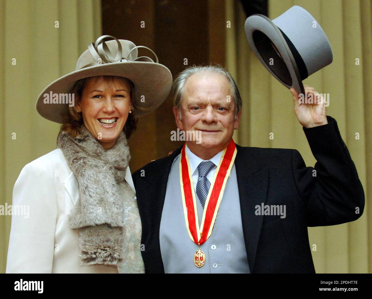 Britain's favourite television actor Sir David Jason and his wife Gill ...