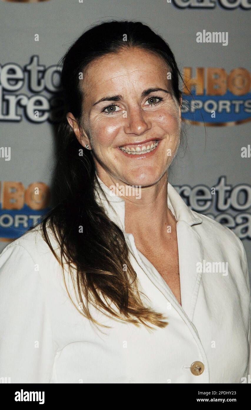 U.S Olympic gold medal soccer player Brandi Chastain arrives for the ...