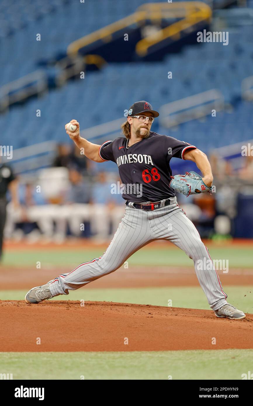 March 14, 2023, St. Petersburg, FL USA; Minnesota Twins pitcher Randy ...