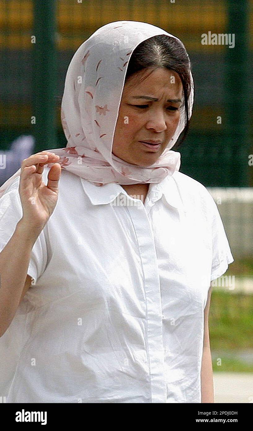 Kim Nguyen is seen leaving the Singapore Changi Prison, Tuesday Nov. 29 ...