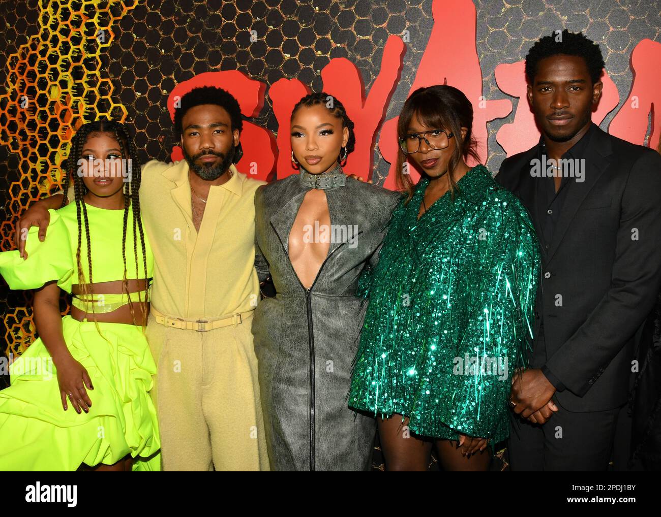 Los Angeles, Ca. 14th Mar, 2023. Dominique Fishback, Donald Glover, Chloe Bailey, Janine Nabers ...