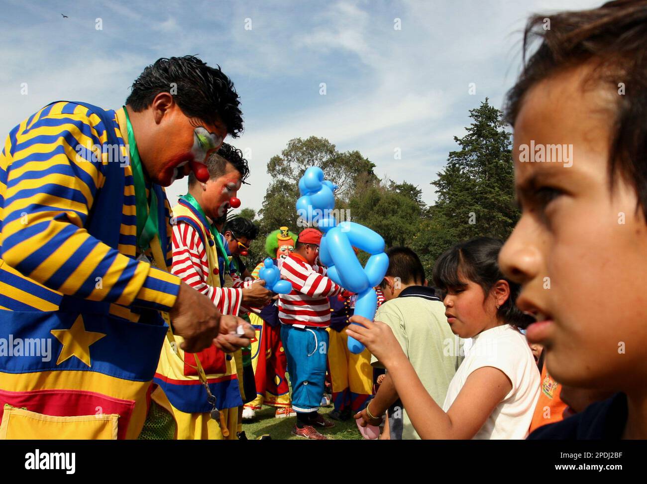 The Clown Club of Mexico carries out the fifth annual clown olympics ...