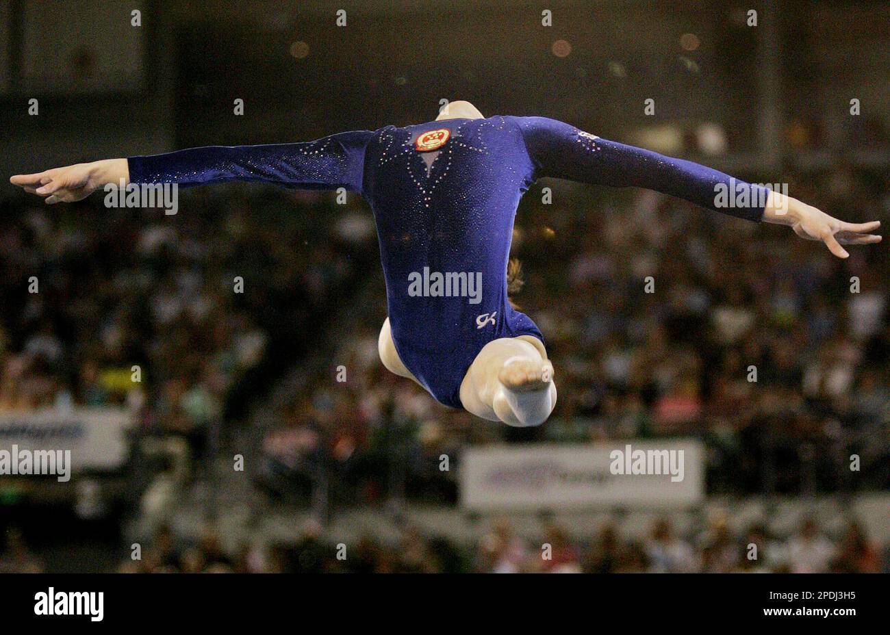 China's Fan Ye performs her routine on the Beam at the World Gymnastic ...