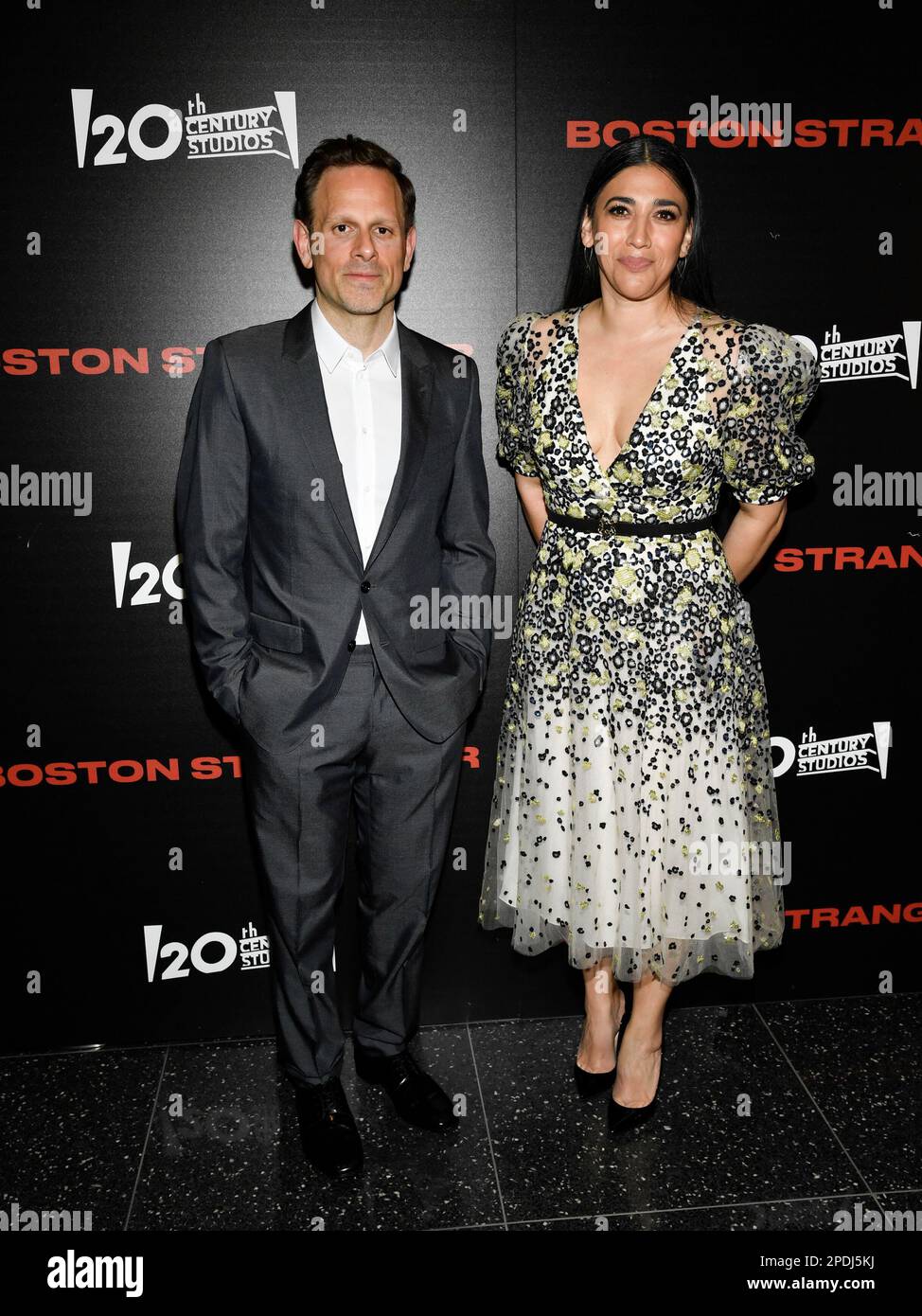 Writer-director Matt Ruskin, left, and guest attend a special screening ...