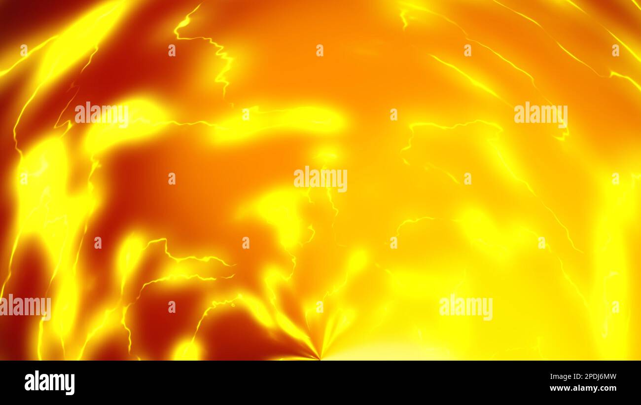 Yellow electric burn gradient backgroud. 2D layout illustration Stock ...