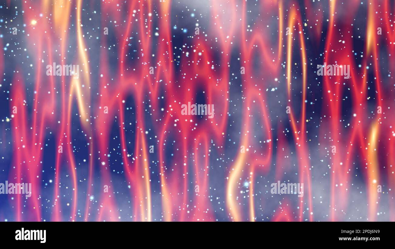 Red glow in particle background. 2D layout illustration Stock Photo - Alamy