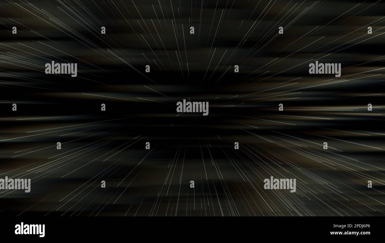 Hyper space soft blur linear zoom background. 2D layout illustration ...