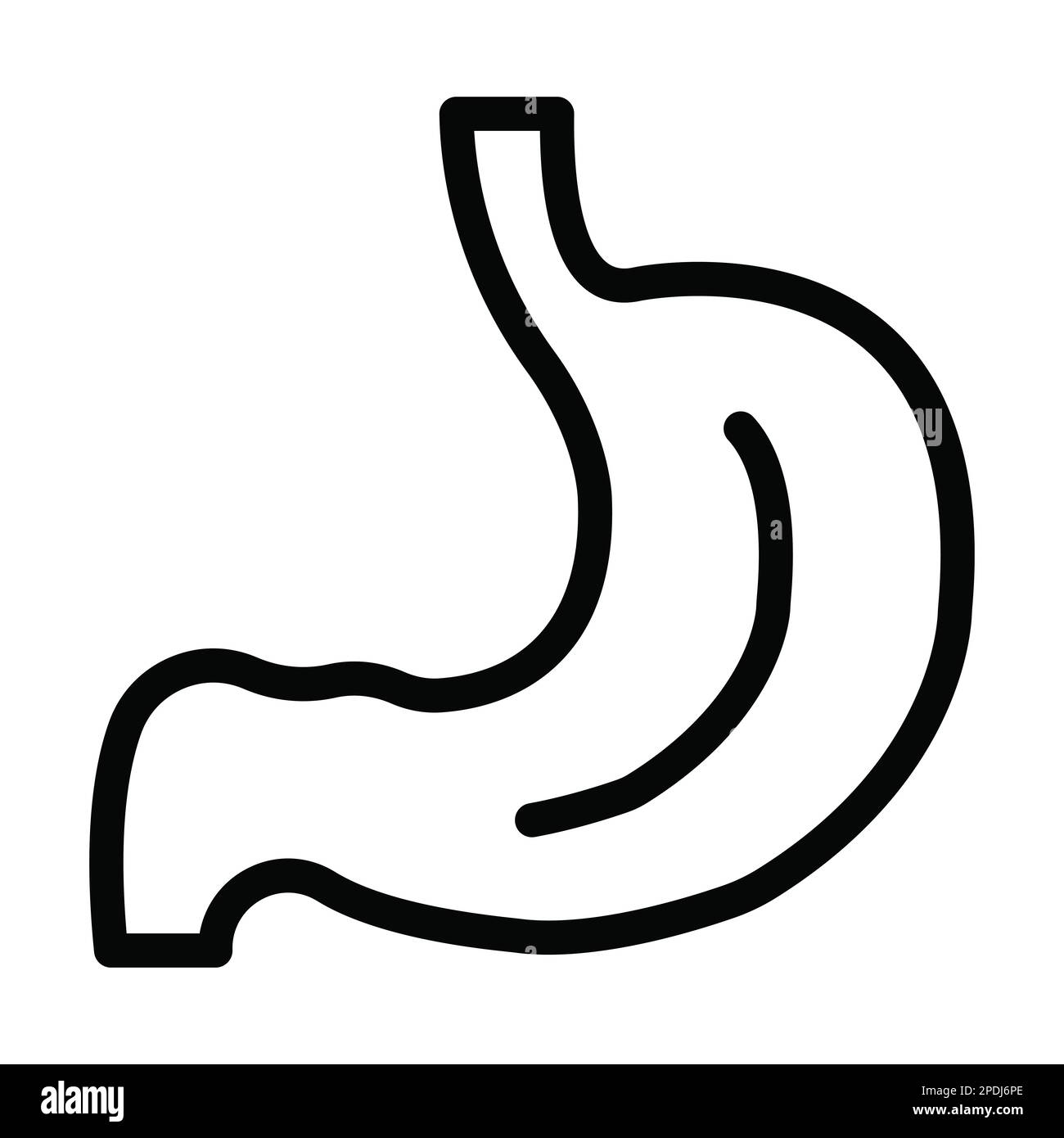 Gastroenterology Vector Thick Line Icon For Personal And Commercial Use ...