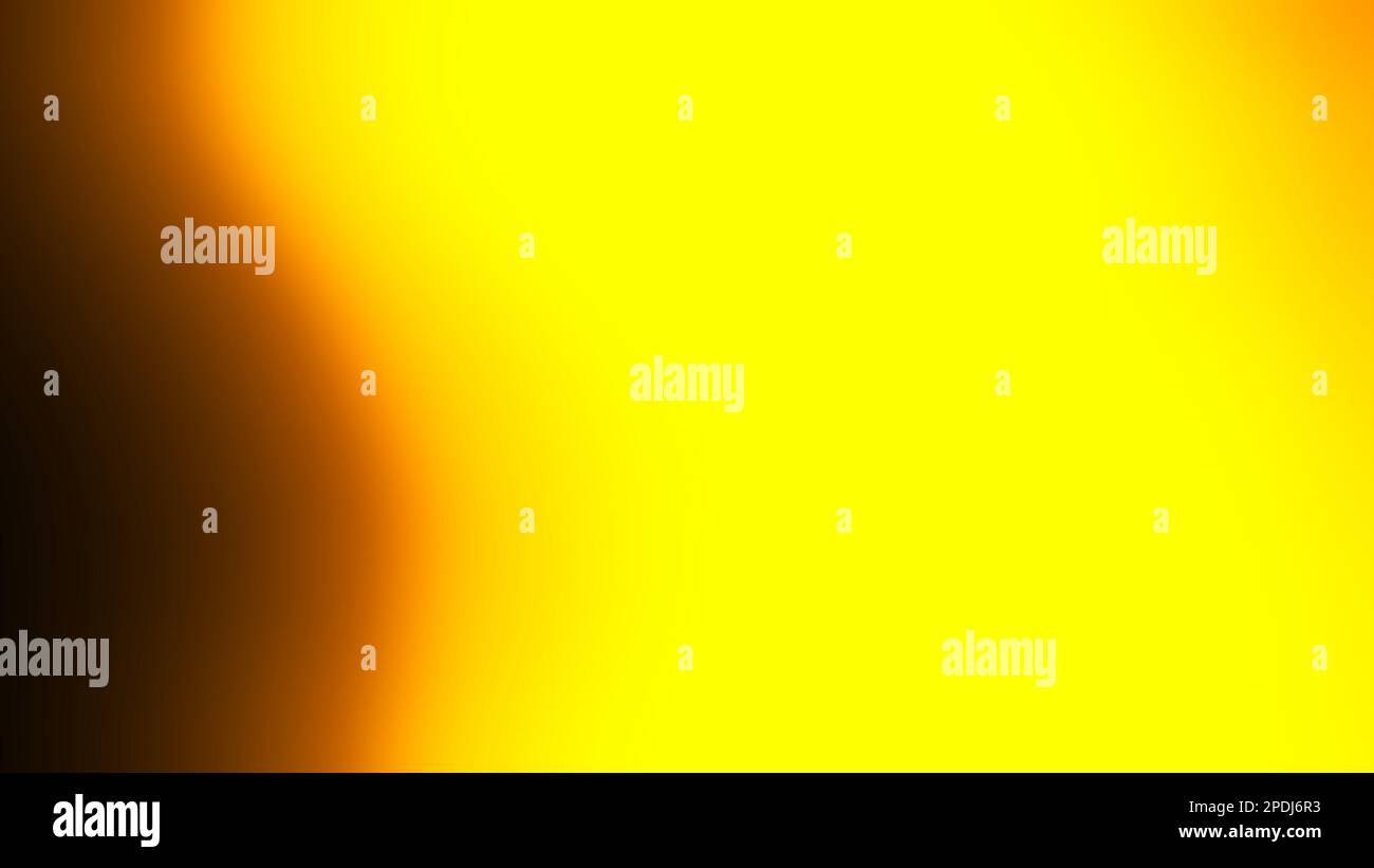 Yellow light leak glow background. 2D layout illustration Stock Photo ...