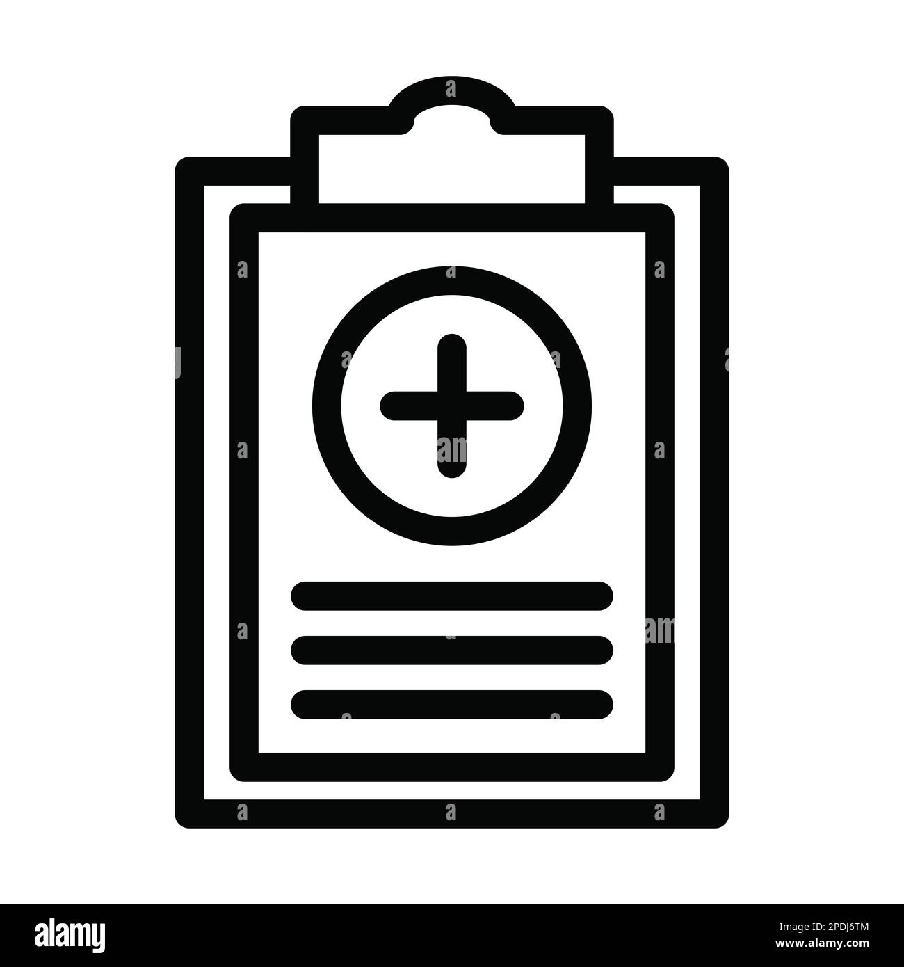 Medical Test Vector Thick Line Icon For Personal And Commercial Use ...