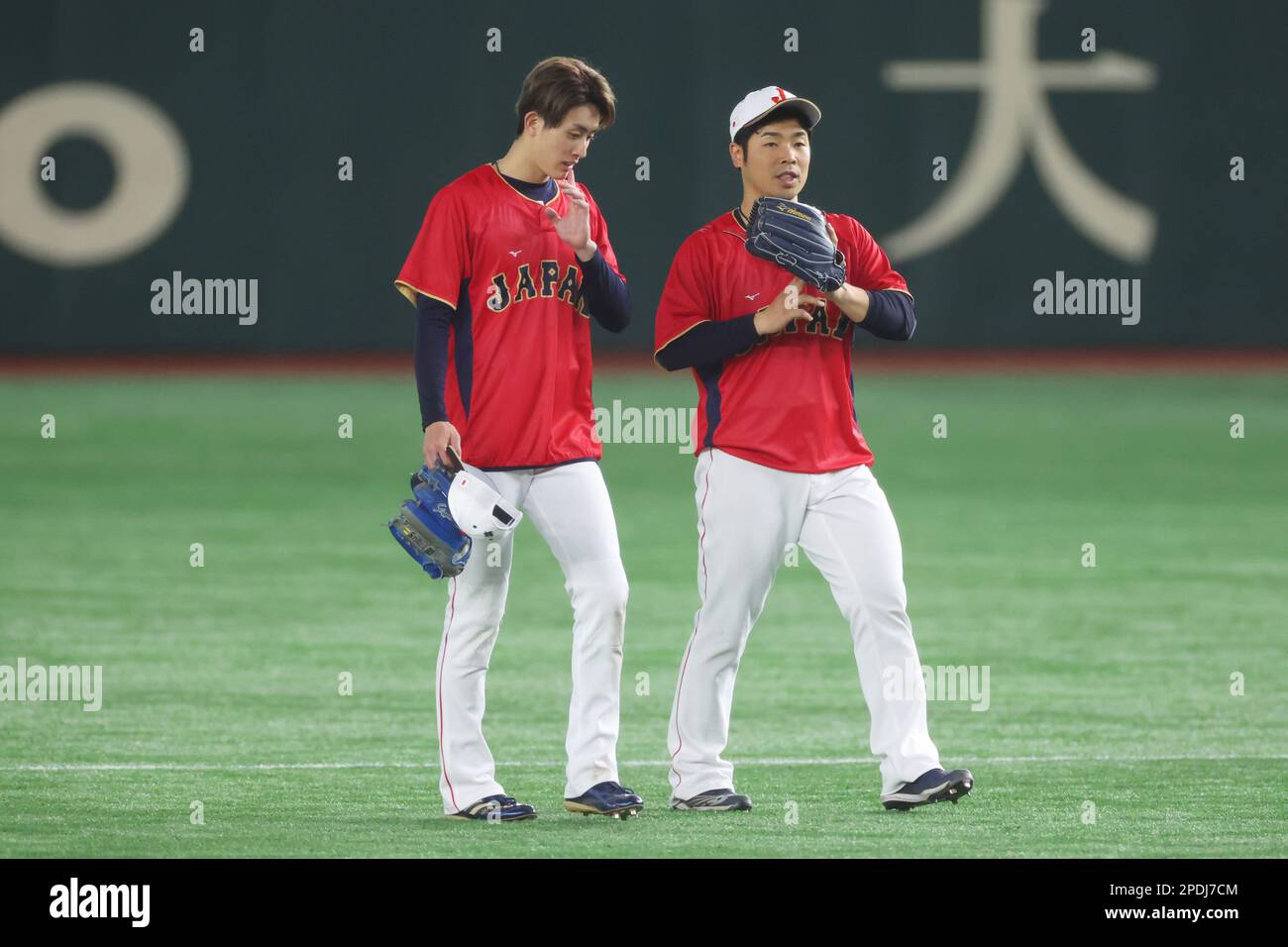 Tokyo, Japan. 12th Mar, 2023. (L to R) Ukyo Shuto, Kensuke Kondoh (JPN ...
