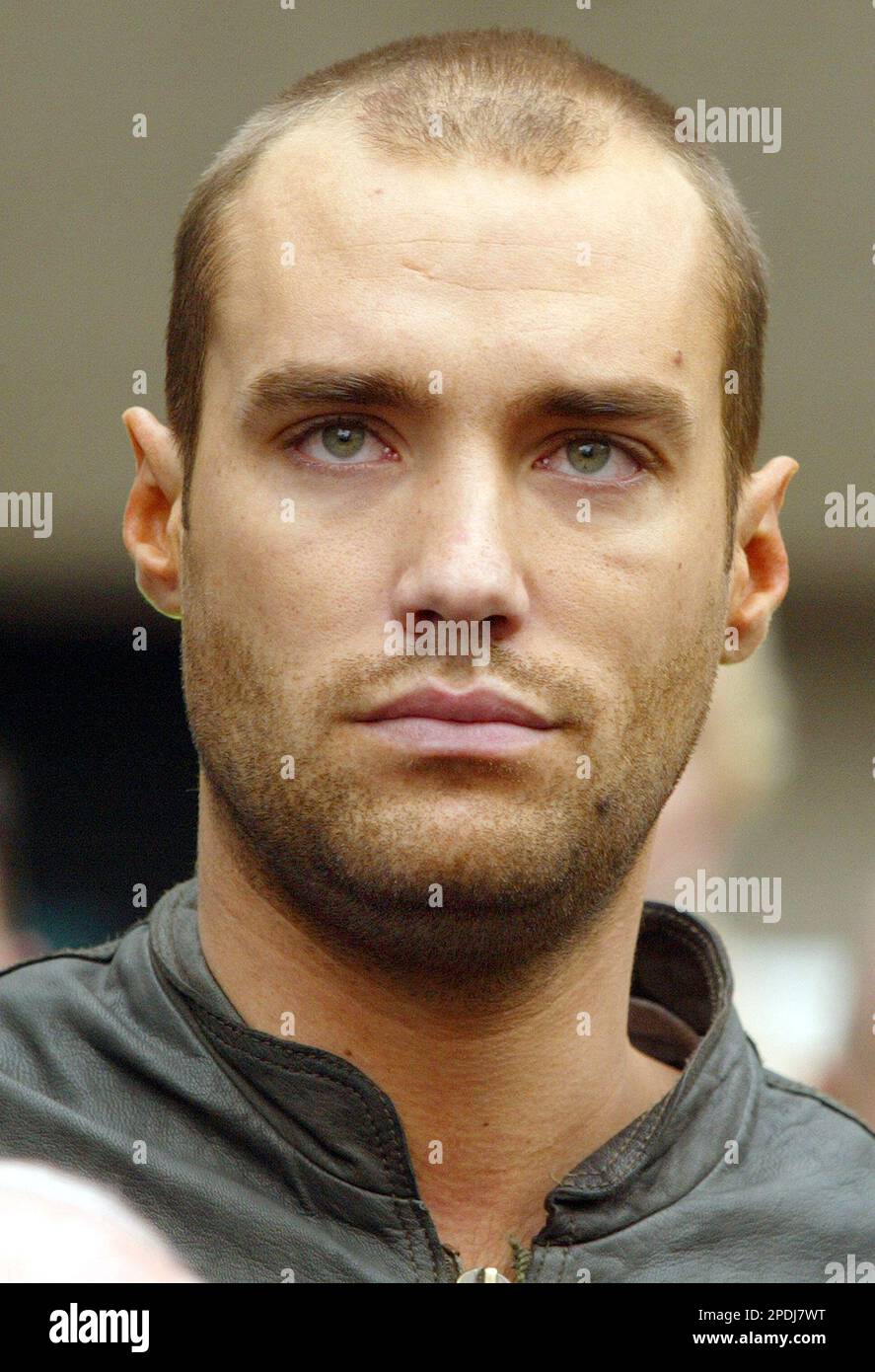 Calum Best, the son of soccer legend George Best, stands outside the ...