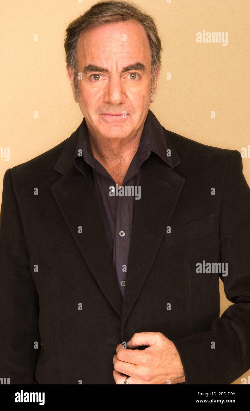 Singer Neil Diamond poses at The Regency Hotel in New York, Nov. 9 ...