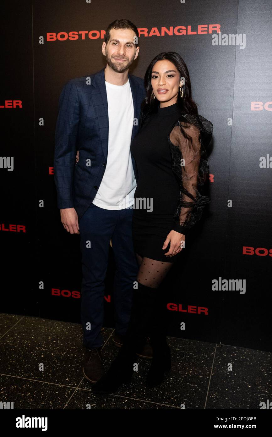 New York, USA. 14th Mar, 2023. Aaron Mazor and Odelya Halevi arrive on ...