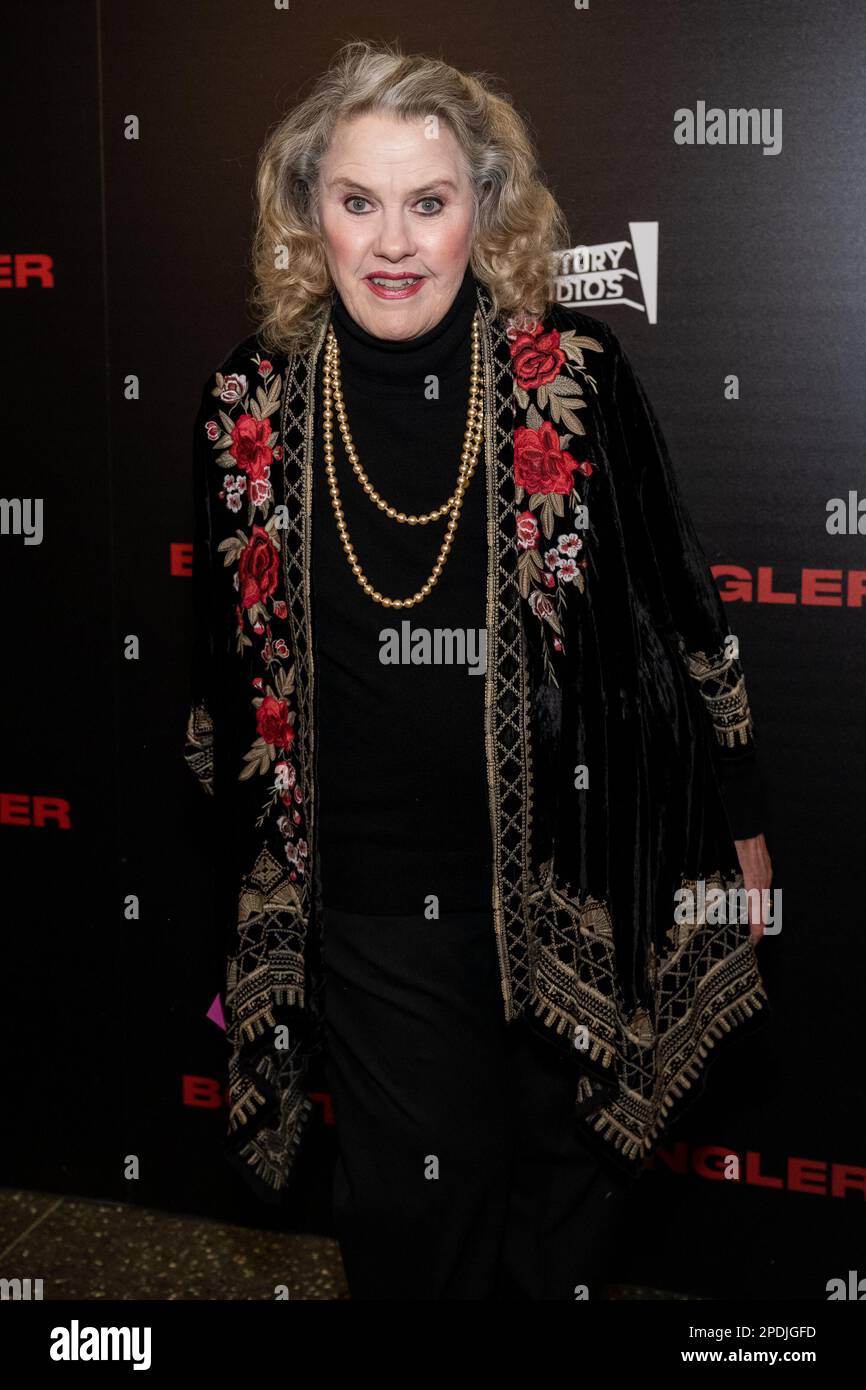 New York, USA. 14th Mar, 2023. Celia Weston arrives on the red carpet ...