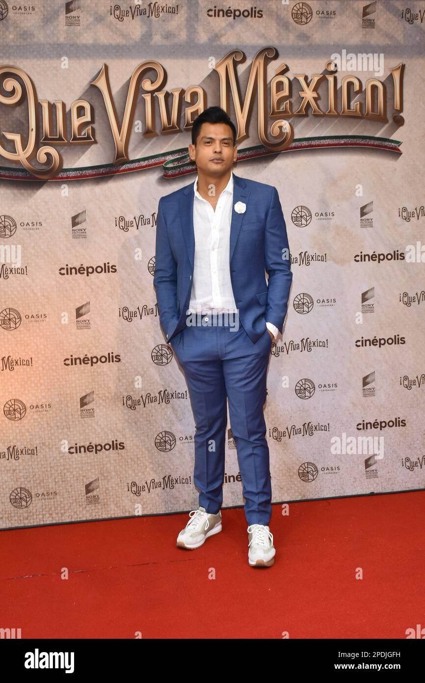 Mexico City, Mexico. 14th Mar, 2023. Actor Cuauhtli Jimenez attends the ...